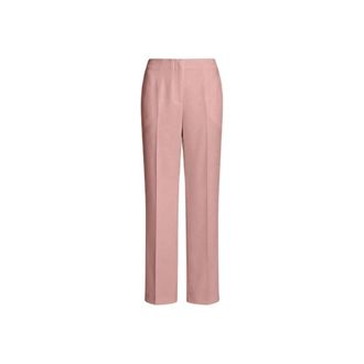 Alberta Ferretti Gerade geschnittene Hose aus Enver-Satin - - Trousers - Damen - Rosa - S