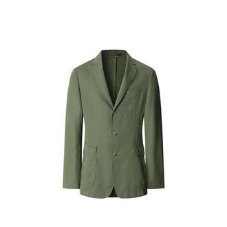 Hackett Blazer en lin et coton m&eacute;lang&eacute;s extensible