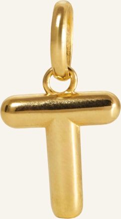 Pompidou Anh&auml;nger Puffy Letter T By Glambou gold