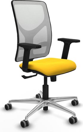 Piqueras y Crespo B&uuml;rostuhl, 8 Stunden, mit 2D-Armlehnen, h&ouml;henverstellbare Lendenwirbelst&uuml;tze, ausgestattet mit 3 Positionen und Schneideschaum, mit Rollen von 65 mm, 