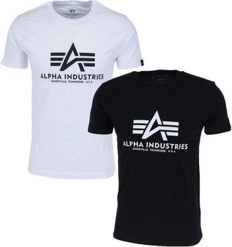 Alpha Industries T-Shirt Basic T 2 Pack (2-tlg)