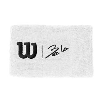 Wilson Bela Extra Wide WRTBD II OSFA Handgelenkbandage für Erwachsene, Unisex, White/White/ (weiß), Einheitsgröße