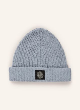 Stone Island Boucl&eacute;-M&uuml;tze blau