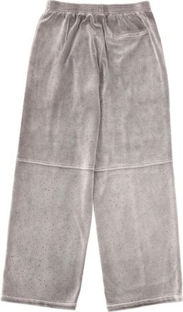 T Alexander Wang Logo-Detailed Cotton Jogger Pants - Gray