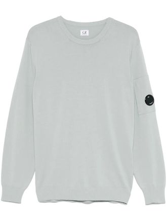 C.P. Company pull à détail verres de lunettes - Bleu