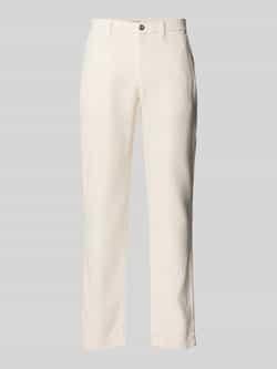 Tommy Hilfiger Slim Fit Leinenhose mit Logo-Stitching Modell DENTON SORONA