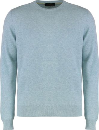 Moorer Homme, Pulls, Bleu, Taille: L Orvieto Crew Neck Sweater