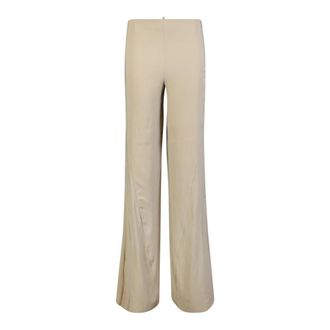 Jacquemus Beige Ausgestellte Hose Damenbekleidung - - Trousers - Damen - Beige - 2XS