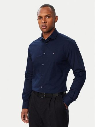 Tommy Hilfiger Hemd MW0MW44710 Dunkelblau Slim Fit