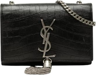 Saint Laurent Sac bandouli&egrave;re Kate Pre-owned - Femme - Pre-owned - Noir - Taille: ONE Size