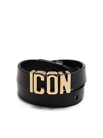 Dsquared2 bracelet Icon multi-tours - Noir