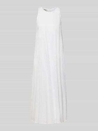 Ecoalf Midikleid aus Leinen mit Rundhalsausschnitt Modell UKARA
