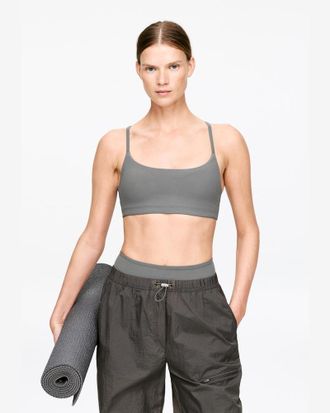 Arket Weicher Stretch-BH -Grau