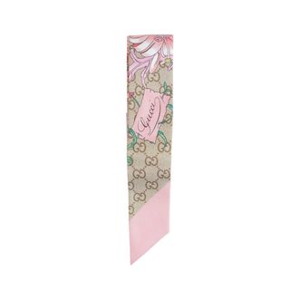 Gucci GG Flora Silk Scarf
