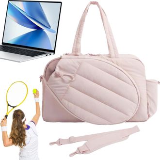 Generic Tennis Einkaufstasche - Leichte und haltbare Sporttasche mit separatem bel&uuml;fteten Schuhfach, Multi-Fach Fitnessger&auml;te | Ger&auml;umige Pendling-Strecke Rei
