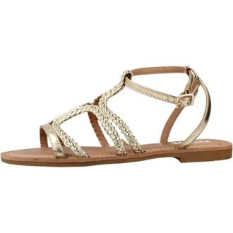 Mtng Mtng, Femme, Chaussures, Jaune, Taille: 40 EU Sandalia Plana