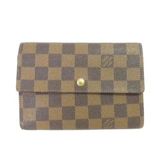 Louis Vuitton unisex, Pre-owned, Brun, Taille: ONE Size Portefeuille en Toile Pre-owned