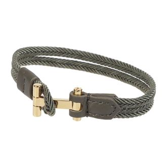 Tom Ford Homme, Accessoires, Vert, Taille: L Jm100-Tle001G Braided Nylon Bracelet
