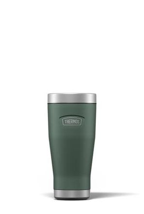 Thermos Icon Rock Cap Green Reisebecher (470 ml), wiederverwendbare, isolierte Edelstahl-Kaffeetasse f&uuml;r hei&szlig;e oder kalte Getr&auml;nke, vakuumversiegelte Wasserfl