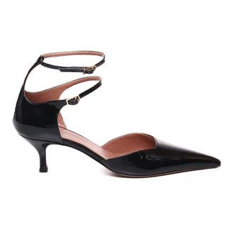 Giuliano Galiano Schwarze Lackleder Flache Schuhe - - Shoes - Damen - Schwarzk - 38 EU