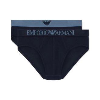 Emporio Armani Homme, Sous-v&ecirc;tements, Bleu, Taille: M Endurance Logo Briefs