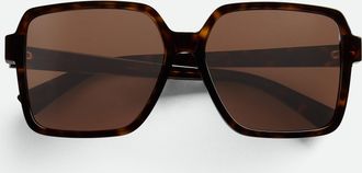 Bottega Veneta Lunettes De Soleil Carr&eacute;es Soft - Bottega Veneta