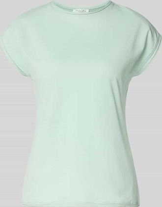 Christian Berg T-Shirt mit Rundhalsausschnitt und Rollsaum