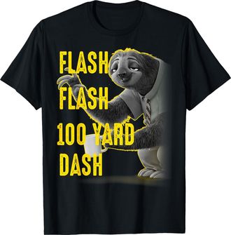 Disney Zootopia Flash Flash 100 Yard Dash Portrait T-Shirt