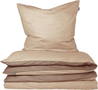 Schiesser Bettwäscheset Doubleface | Renforcé | 2-teilig | Zweifarbig | 100 % Baumwolle | Oeko-Tex Made in Green Zertifiziert | Reißverschluss | 135x200cm + 80x