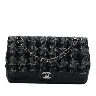 Chanel Pre-owned Vintage Double Flap Schultertasche - - Pre-owned - Damen - Schwarzk - ONE SIZE