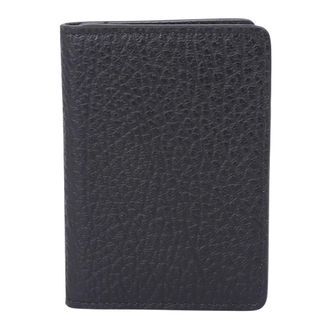 Maison Margiela Homme, Accessoires, Noir, Taille: ONE Size Porte-cartes &agrave; quatre points de couture