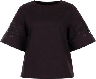 Max Mara Femme, Tops, Noir, Taille: 36 FR Targa Top