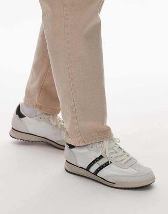 Tommy Jeans Retro Runner Cleat - Baskets - Blanc et noir