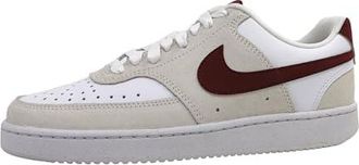 Nike Nike Homme W Court Vision Lo Sneaker, White Team Red Adobe Dragon Red, 38.5 EU