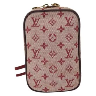 Louis Vuitton Mini sac Pre-owned en toile - Femme - Pre-owned - Rouge - Taille: ONE Size