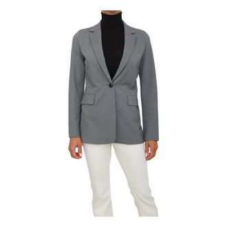 Marella Graue Jerseyjacke mit Elastan - - Jackets - Damen - Grau - XL