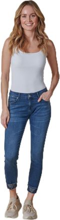 Zhrill Damen Skinny Jeans Zhnova in Blau - D424586-W7006