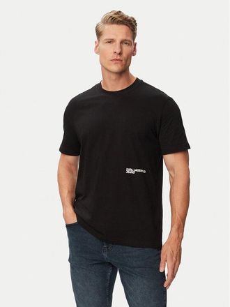 Karl Lagerfeld T-Shirt B3M17005 Schwarz Regular Fit