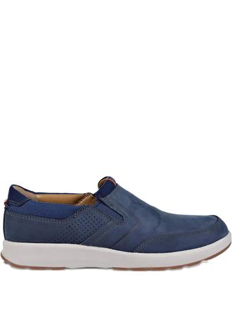 Clarks mocassins Un Trail Step &agrave; d&eacute;tails perfor&eacute;s - Bleu