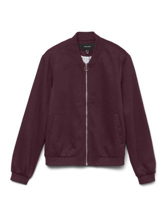 Vero Moda Damen Vmkimiko Ls Short Jersey Bomber Noos, Winetasting, x_l