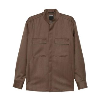 Ermenegildo Zegna Herren, Shirts, Braun, MGr&ouml;&szlig;e