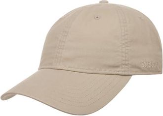 Stetson Casquette Ducor Sun Guard Femme/Homme - en Coton Fitted Protection Solaire avec Visiere, Ferme a lArriere Ete Printemps-ete - S (54-55 cm) Beige