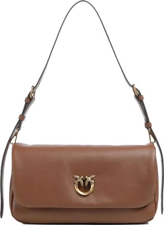 Pinko Pinko, Femme, Sacs, Brun, Taille: ONE Size Click Soft Horizontal