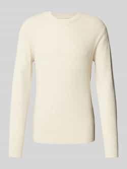 Matinique Strickpullover mit Rundhalsausschnitt Modell lagoon