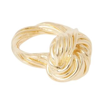 Bottega Veneta Verdrehte Knotenring - - Accessories - Damen - Gelb - 54 MM