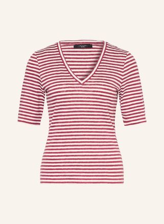Max Mara Weekend Max Mara T-Shirt Opzione Aus Leinen rot