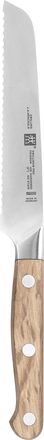 Zwilling ZWILLING Pro Wood Brotmesser, 20 cm, Rostfreier Sp ezialstahl, Steineichengriff, Natur