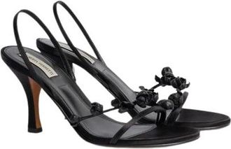 Alberta Ferretti Femme, Chaussures, Noir, Taille: 40 EU Sandales &agrave; talons hauts