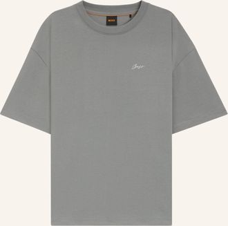 HUGO BOSS T-Shirt C_Eboyfriend_5 Oversize Fit blau
