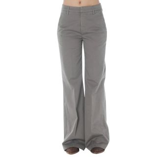 Dondup Femme, Pantalons, Brun, Taille: 38 FR Janice Wide Leg Pantalons